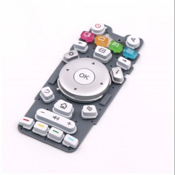 Remote Control 30 To 80 Shore A Custom Silicone Rubber Keypads