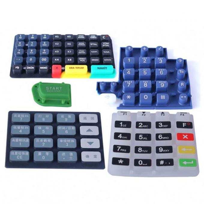 Silicone Rubber Electronic Device Push Button Buttons Keypads ...